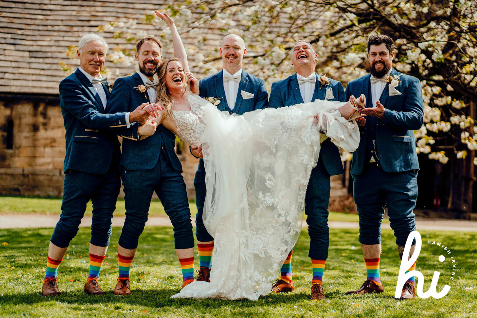 Antonia & Ruth's colour and wonder filled wedding at East Riddlesden Hall